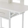 Metro Lane LED Mirror Dressing Table and Stool Set with Power Strip | Wayfair.co.uk